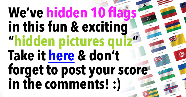 Which 10 flags did we hide in this quiz?