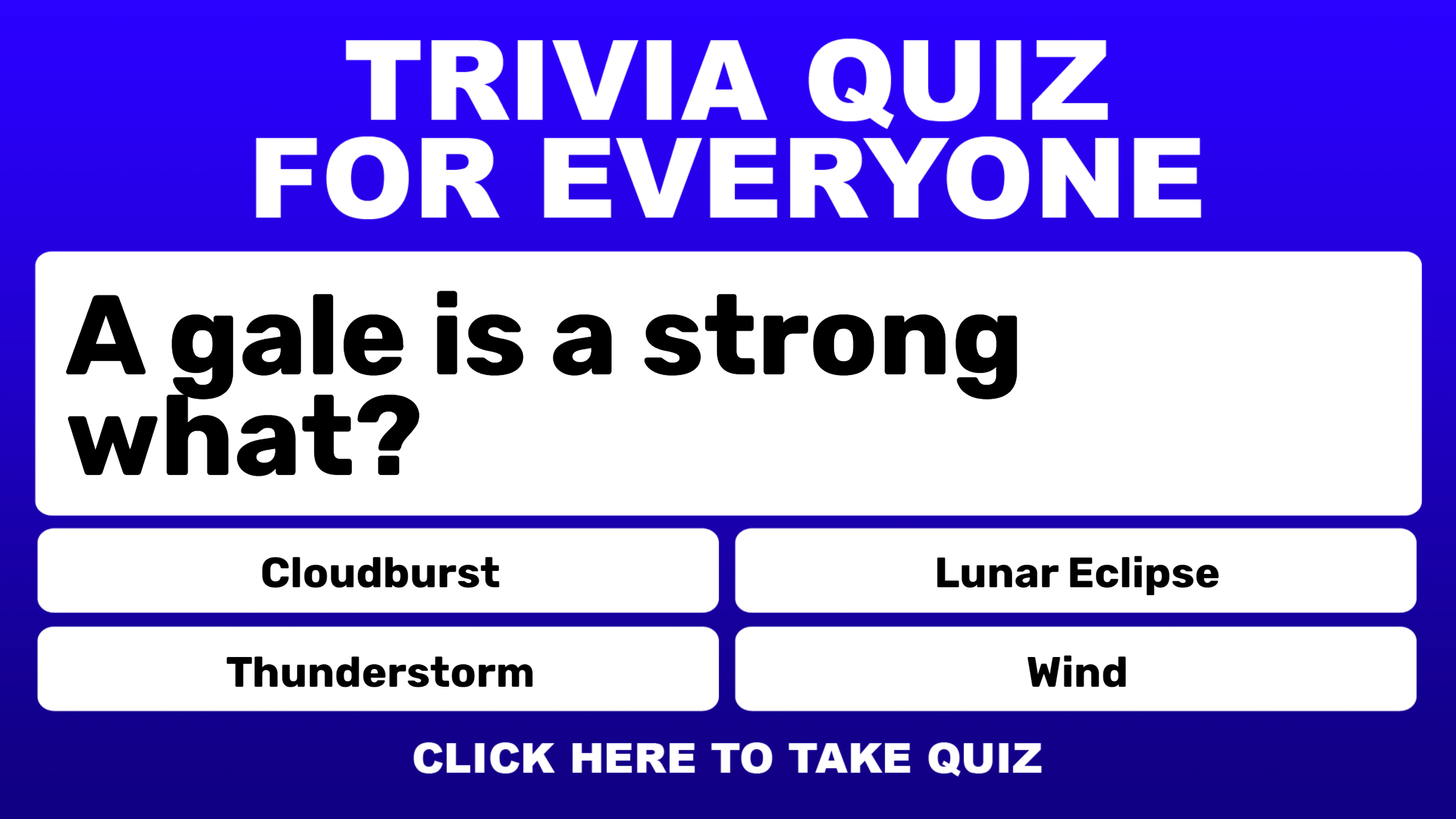 General Trivia Quiz